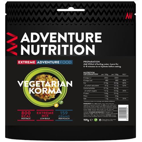 Extreme Adventure Food 800 Kcal Vegetarian Korma
